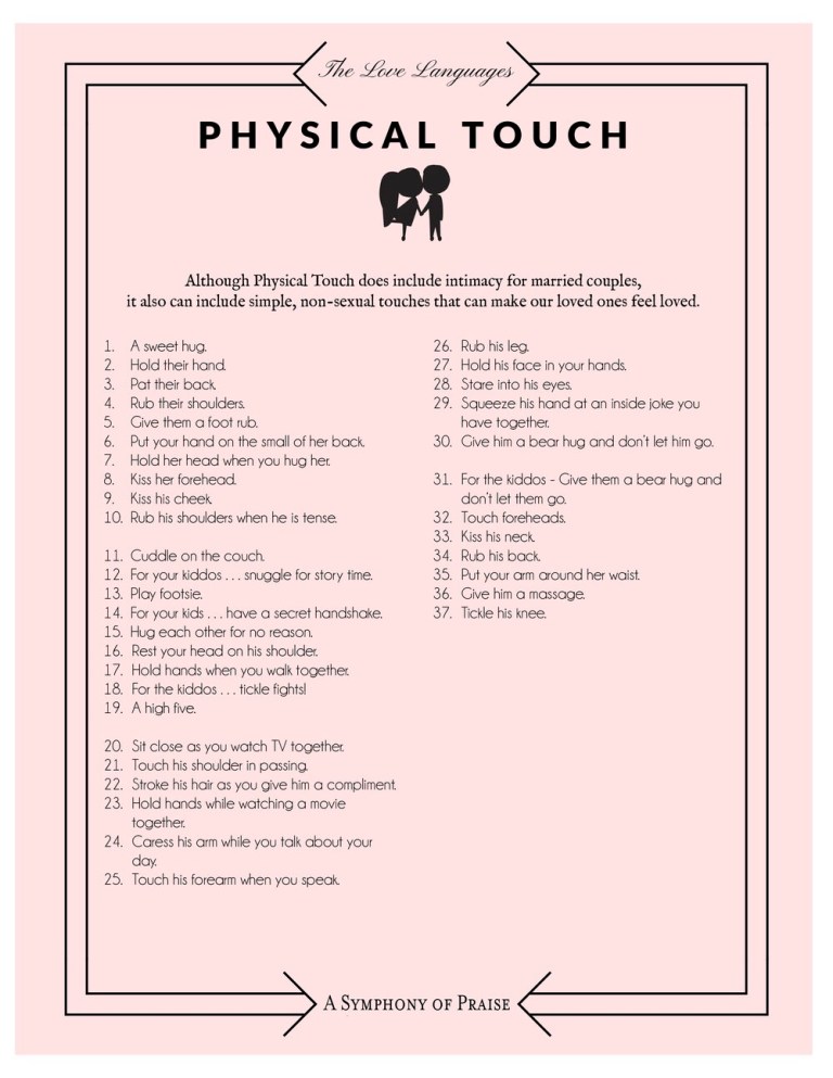 What Is the Love Language of Physical Touch? – The Sisterhood Hub