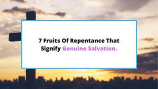 7 Fruits Of Repentance – That Signify Real Salvation – The Sisterhood Hub